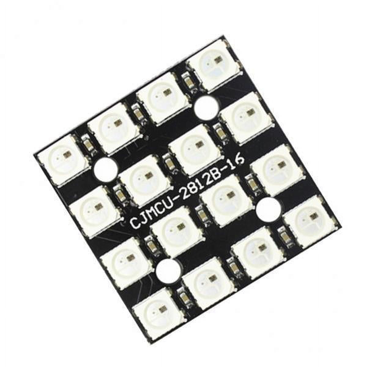 AMLESO 2xWS2812B 4x4-LED Strip 5050 RGB for r3 AVR Full-color LED ...