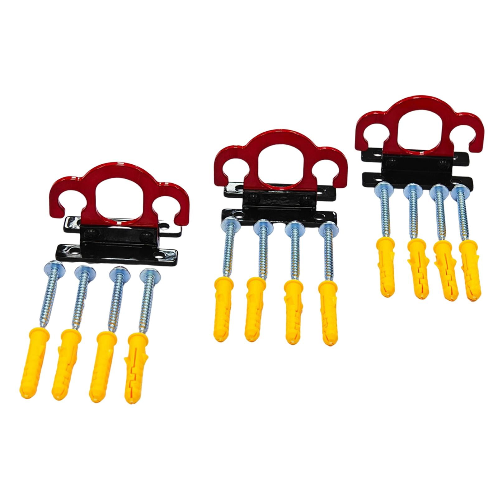 AMLESO 3 Pieces Wall Mount Workout Anchors, Gym Exercise Anchors, Iron ...