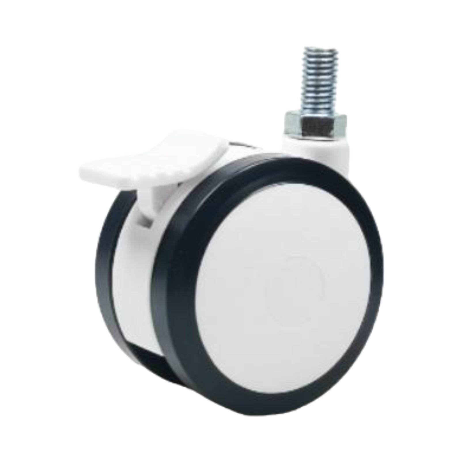 AMLESO 3 inch 360 degree Rotation Wheel Mute Strong Load Bearing Plate ...