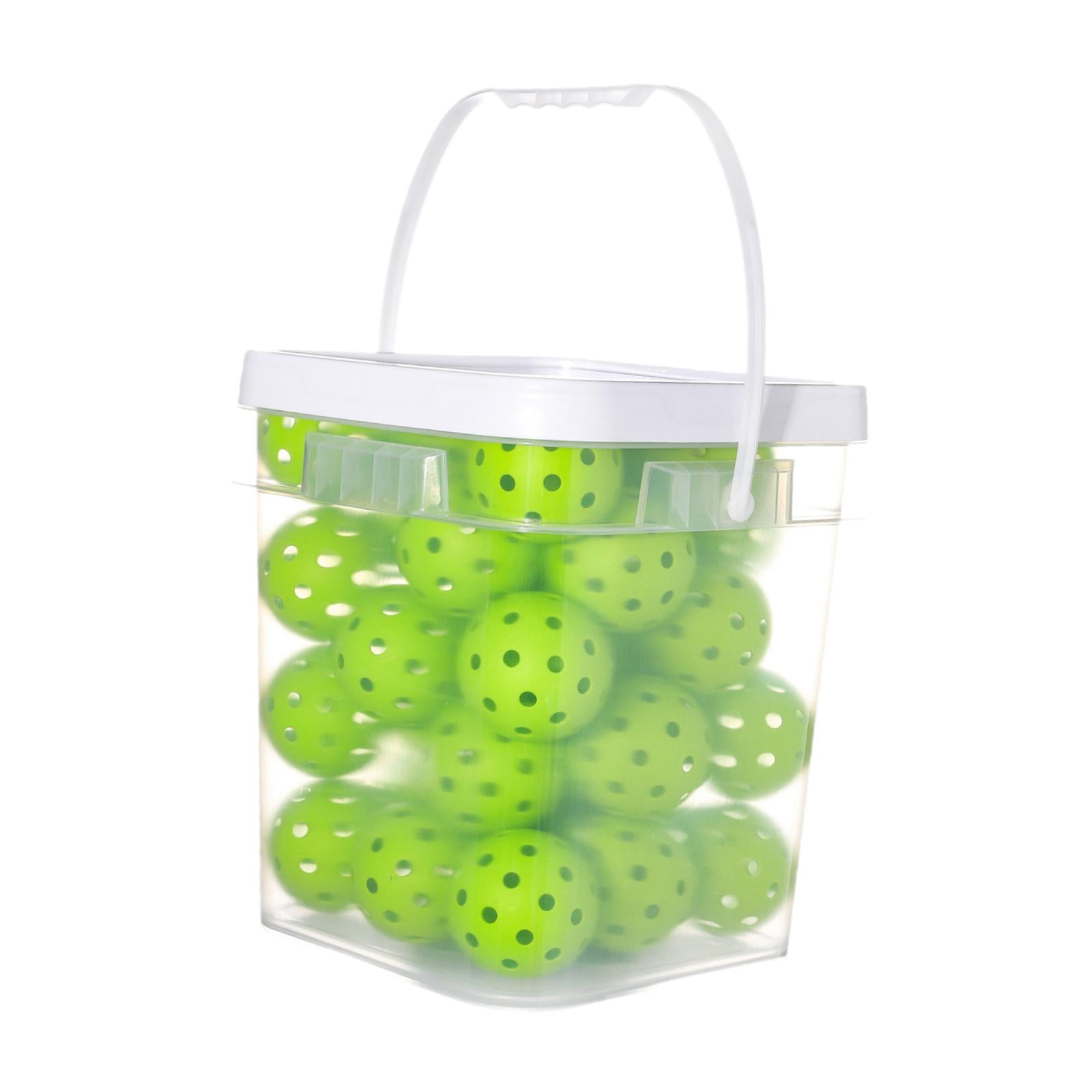 AMLESO 36 Pieces Indoor Pickleball Balls Indoor Court Pickleball Balls ...