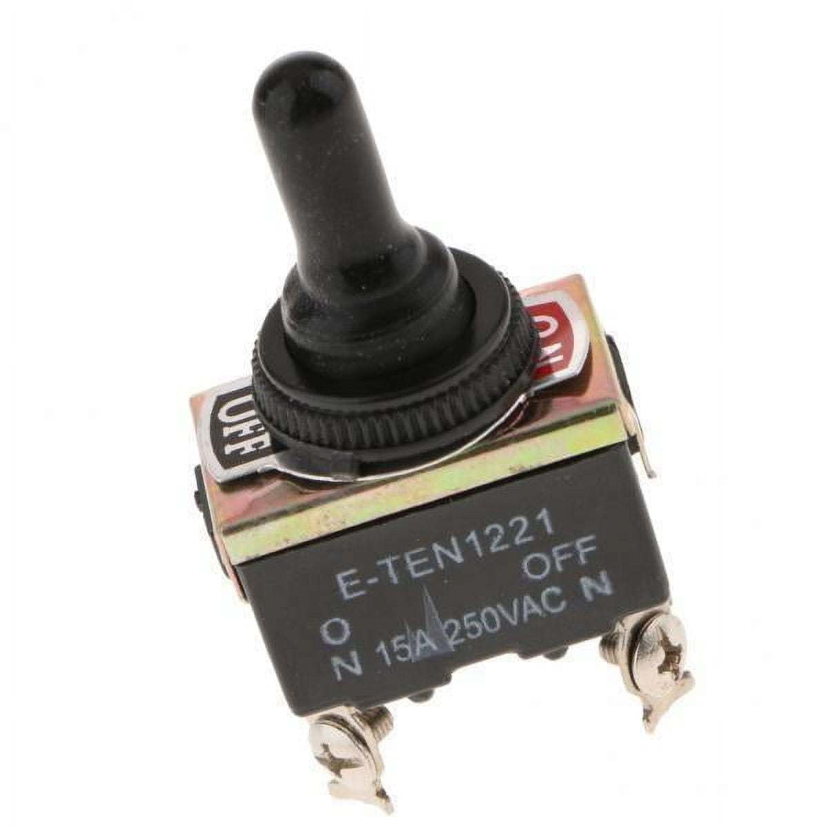 AMLESO 3xE-TEN1221 15A/250V 4 Terminals 2 Position ON/OFF Rocker Toggle ...