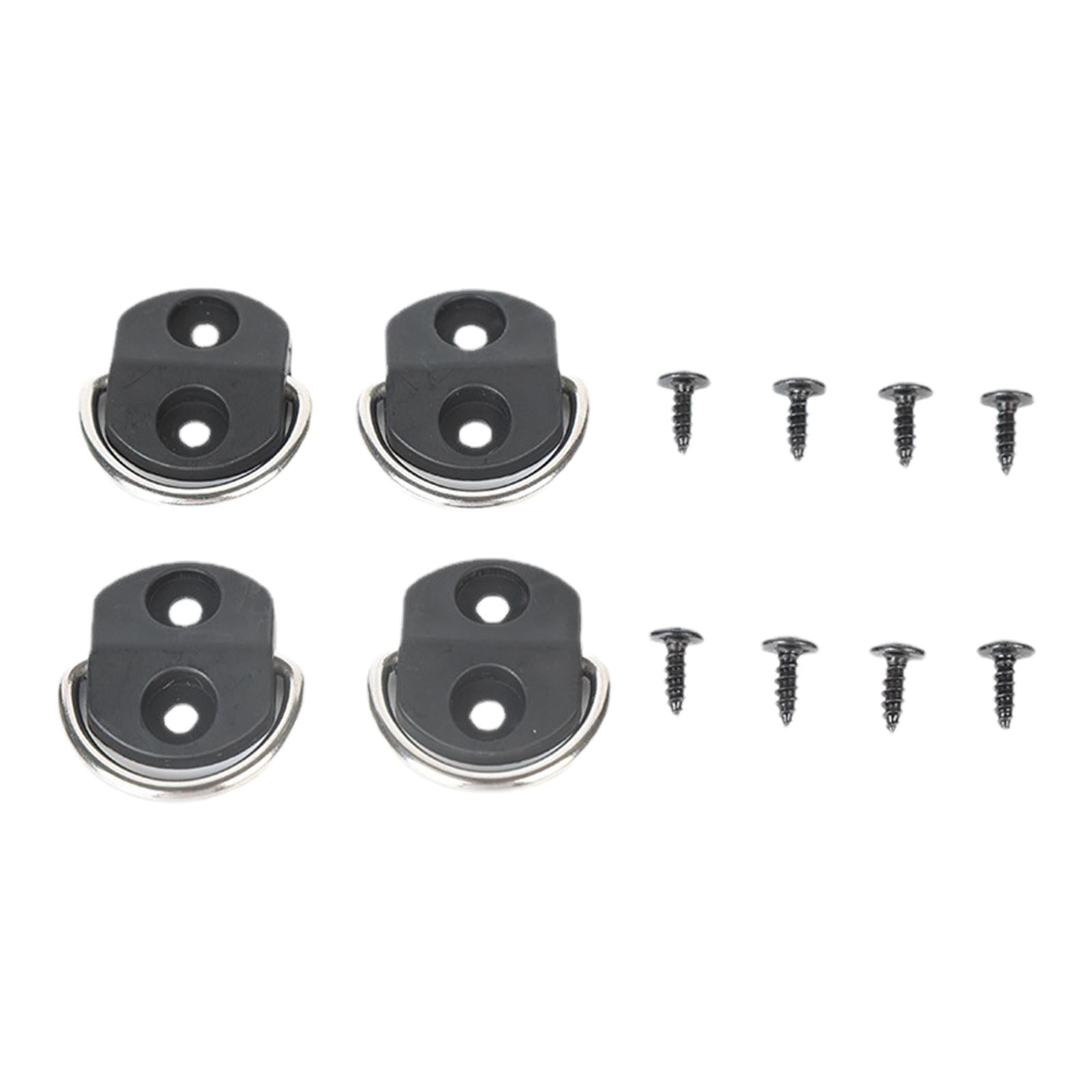 AMLESO 4 Pieces Cargo Rope Bolt Cargo Net Tie Down Hooks with 8 Screws ...