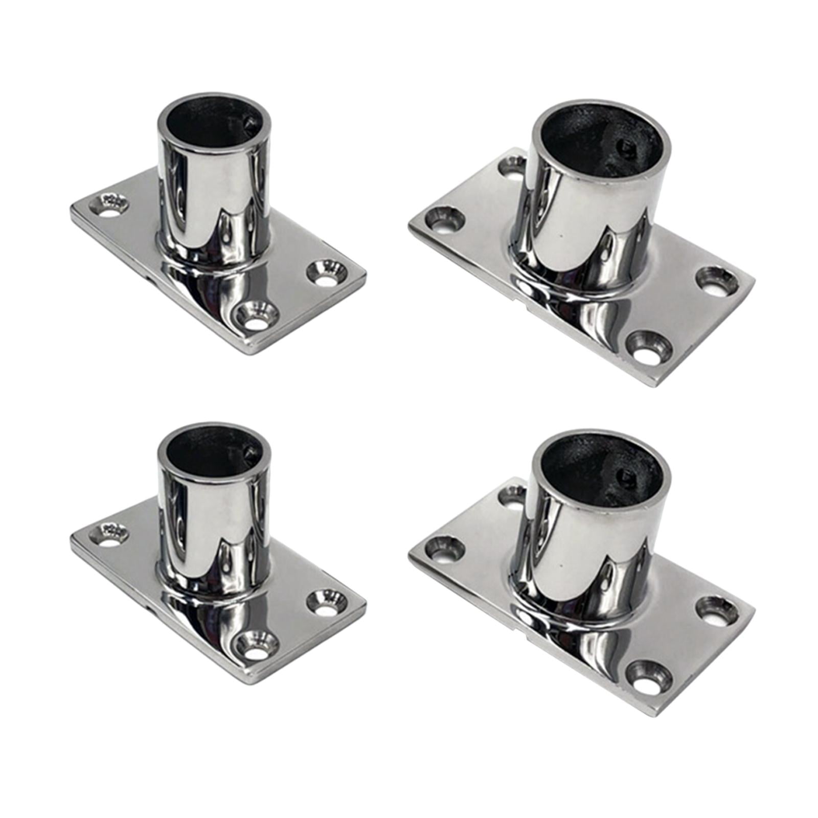 AMLESO 4Pcs Boat Hand Rail Base,316 Stainless Steel,Boat Hand Railing ...