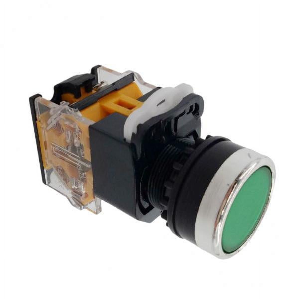 AMLESO 4x22mm Momentary Push Button for Contactor Relay Electromagnetic ...