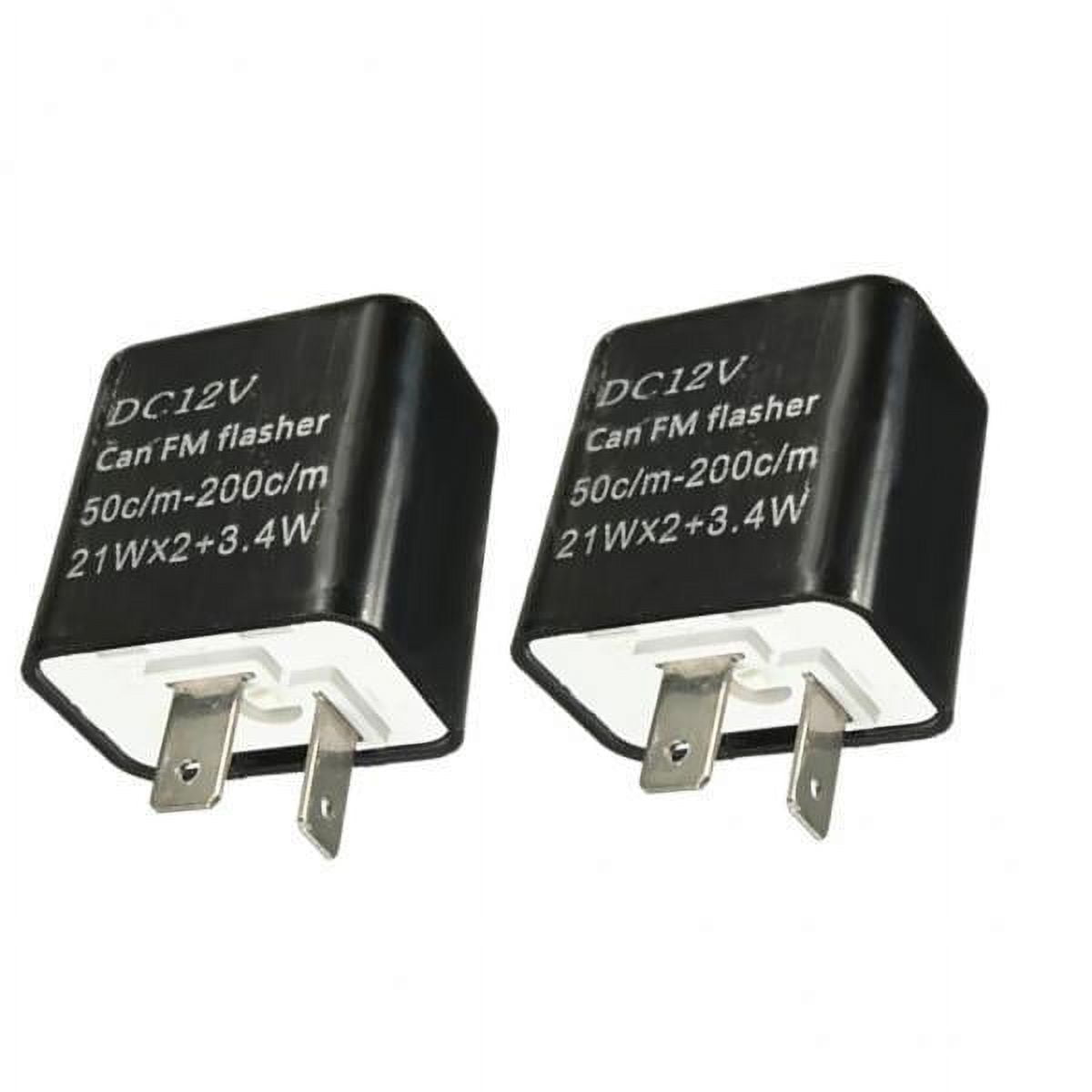 AMLESO 5x2Piece Motorcycle 12V 2 PIN Turn LED Flasher Blinker ...