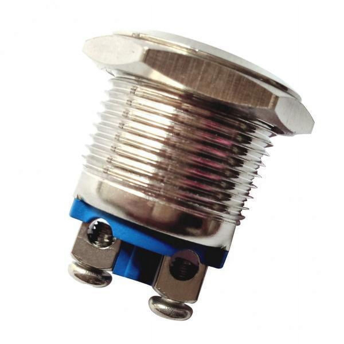 AMLESO 6x16mm Waterproof Self-reset Push Button Switch Contact-1 Pack ...