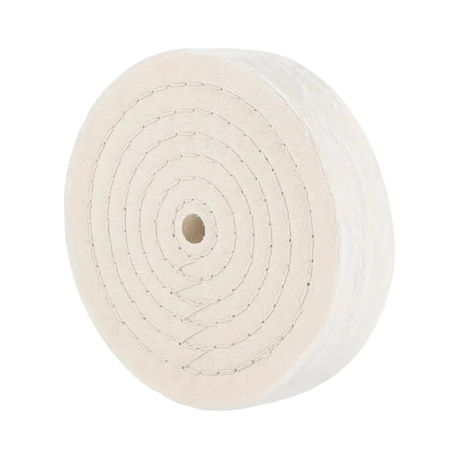 AMLESO 8" Cotton Buffing Wheel 70Ply for Bench Grinder Easy to Install ...