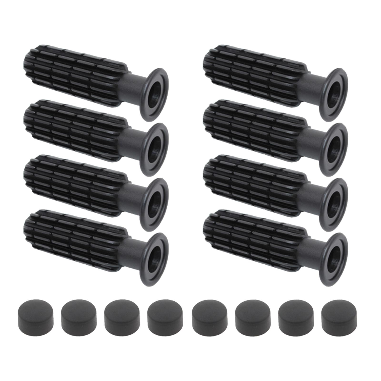 AMLESO 8 Pieces Table Football Handles with 8 End Plug Practical Table ...