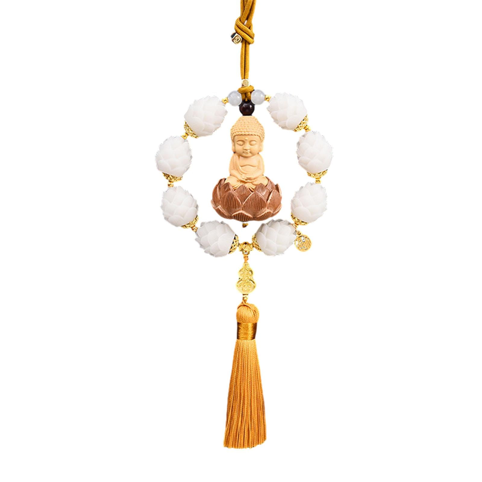 AMLESO Buddha Statue Car Pendant, Car Hanging Decoration, Feng Shui ...