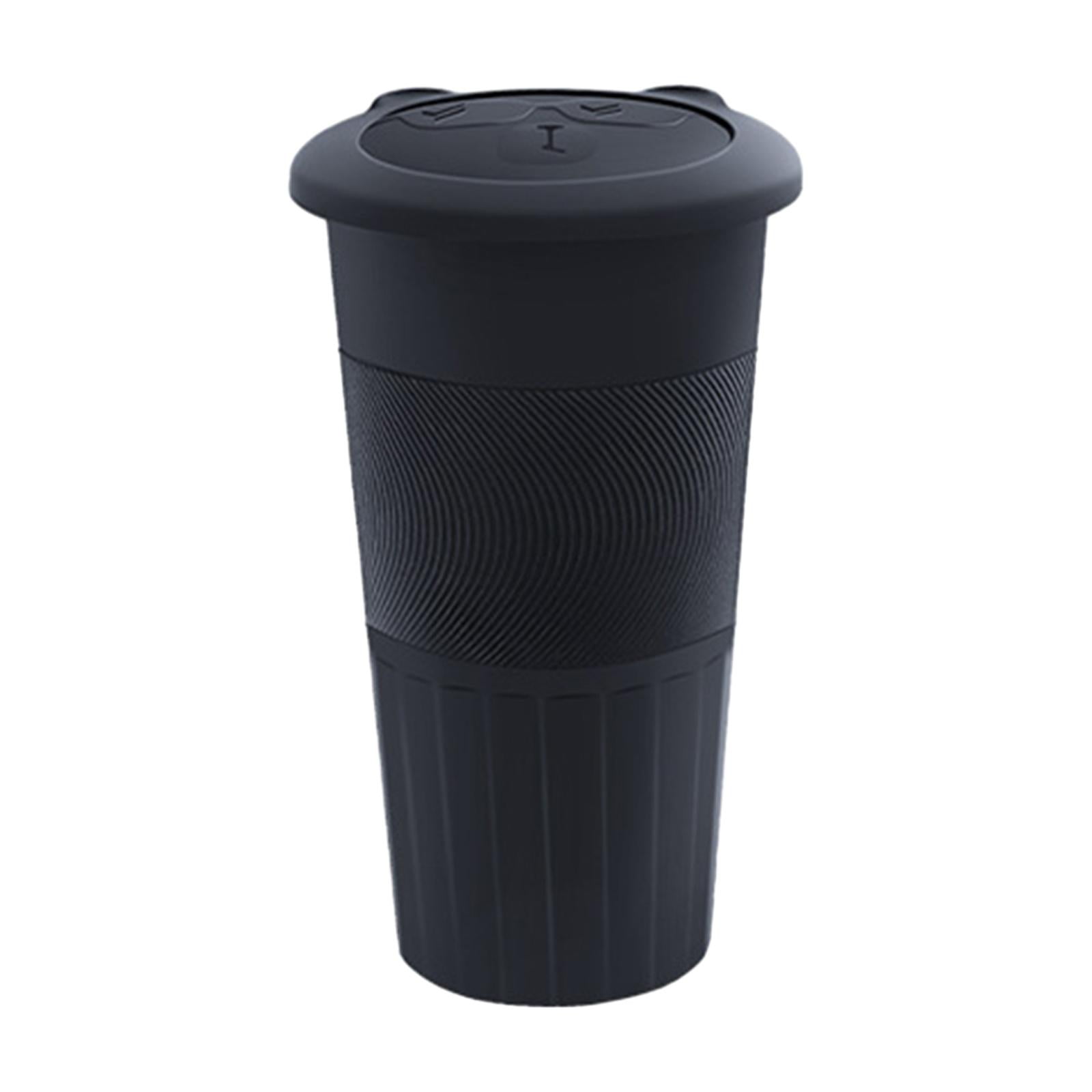 AMLESO Car Cup Holder Trash Can Car Storage Bucket Silicone Waste ...