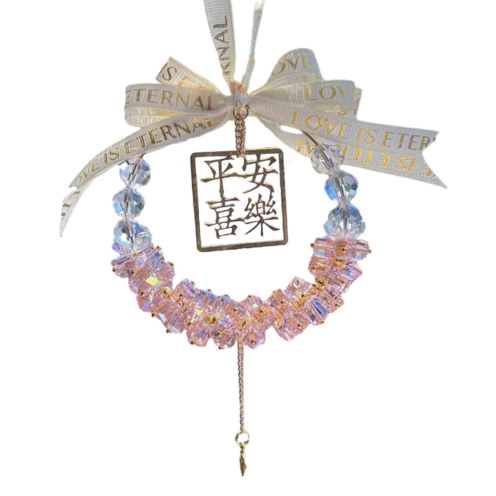 AMLESO Car Rearview Mirror Charm Pendant Decoration Gift Auto Interior ...