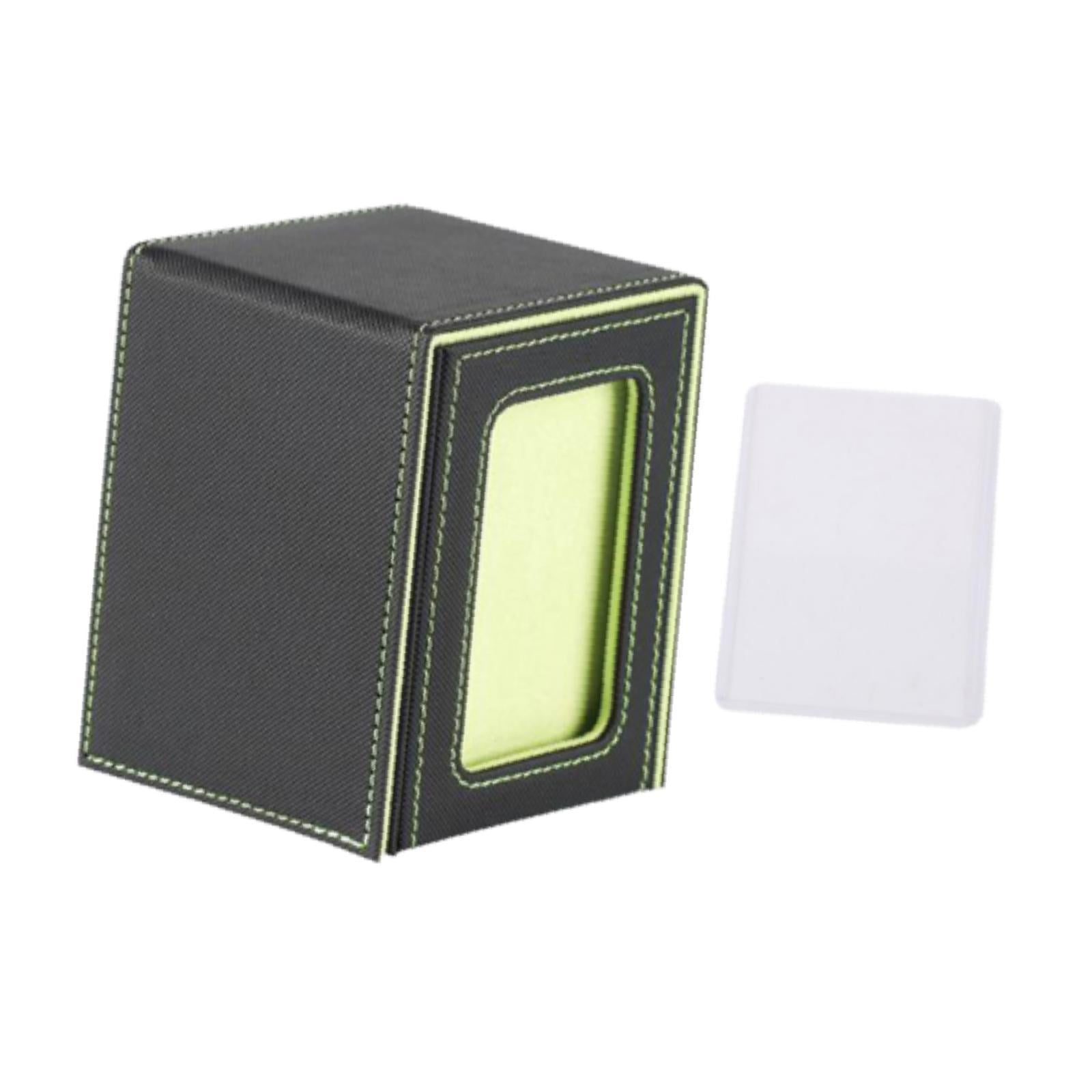AMLESO Card Deck Box Card Deck Storage Box, Transparent Window Album ...