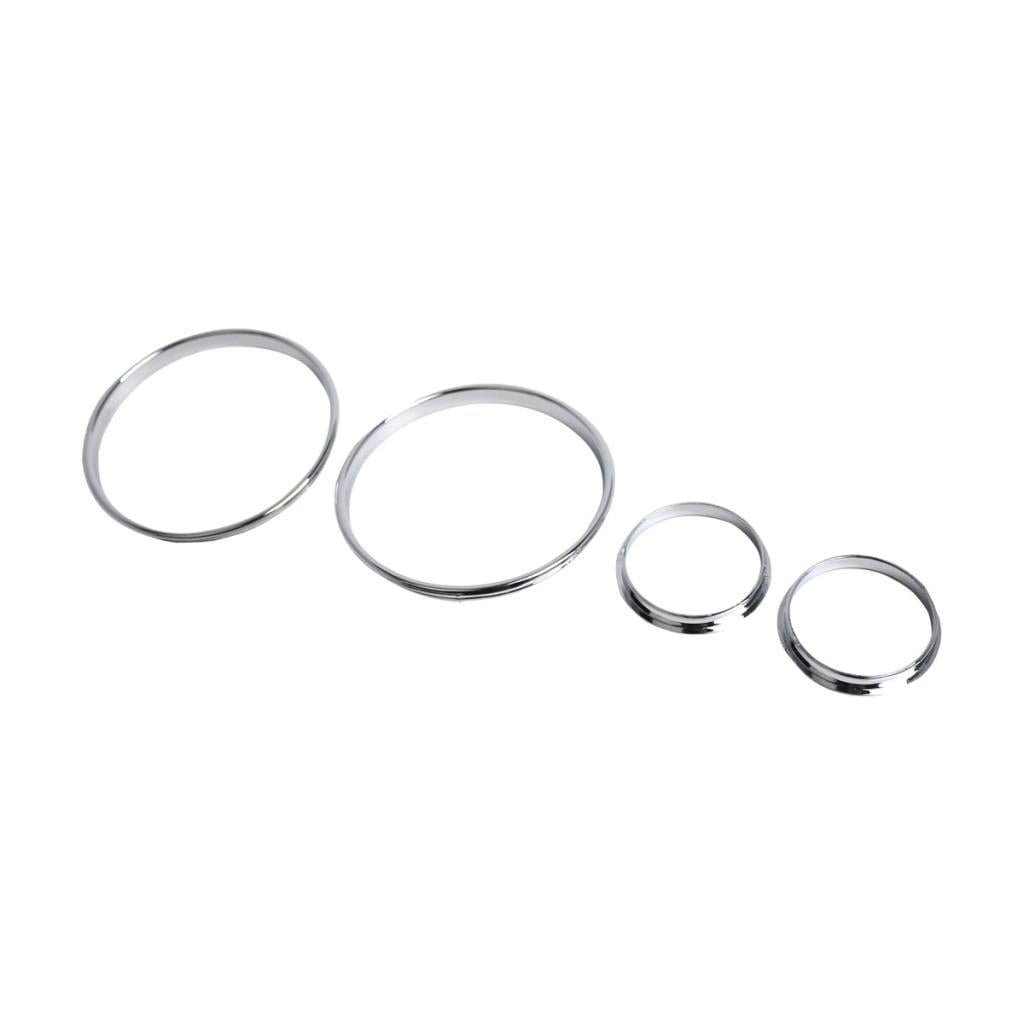 AMLESO Dashboard Instrument Panel Rings for E38 E53 Replacement ...