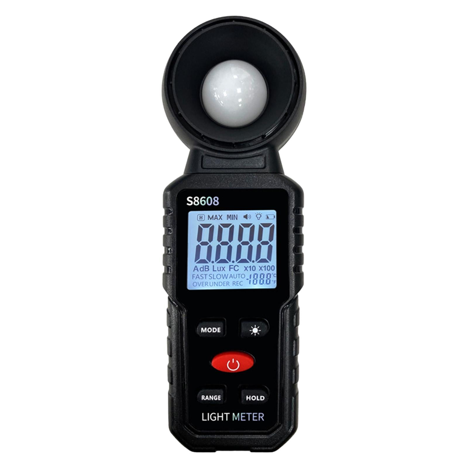 AMLESO Digital Light Meter Tester Luxmeter Fast Response Handheld ...
