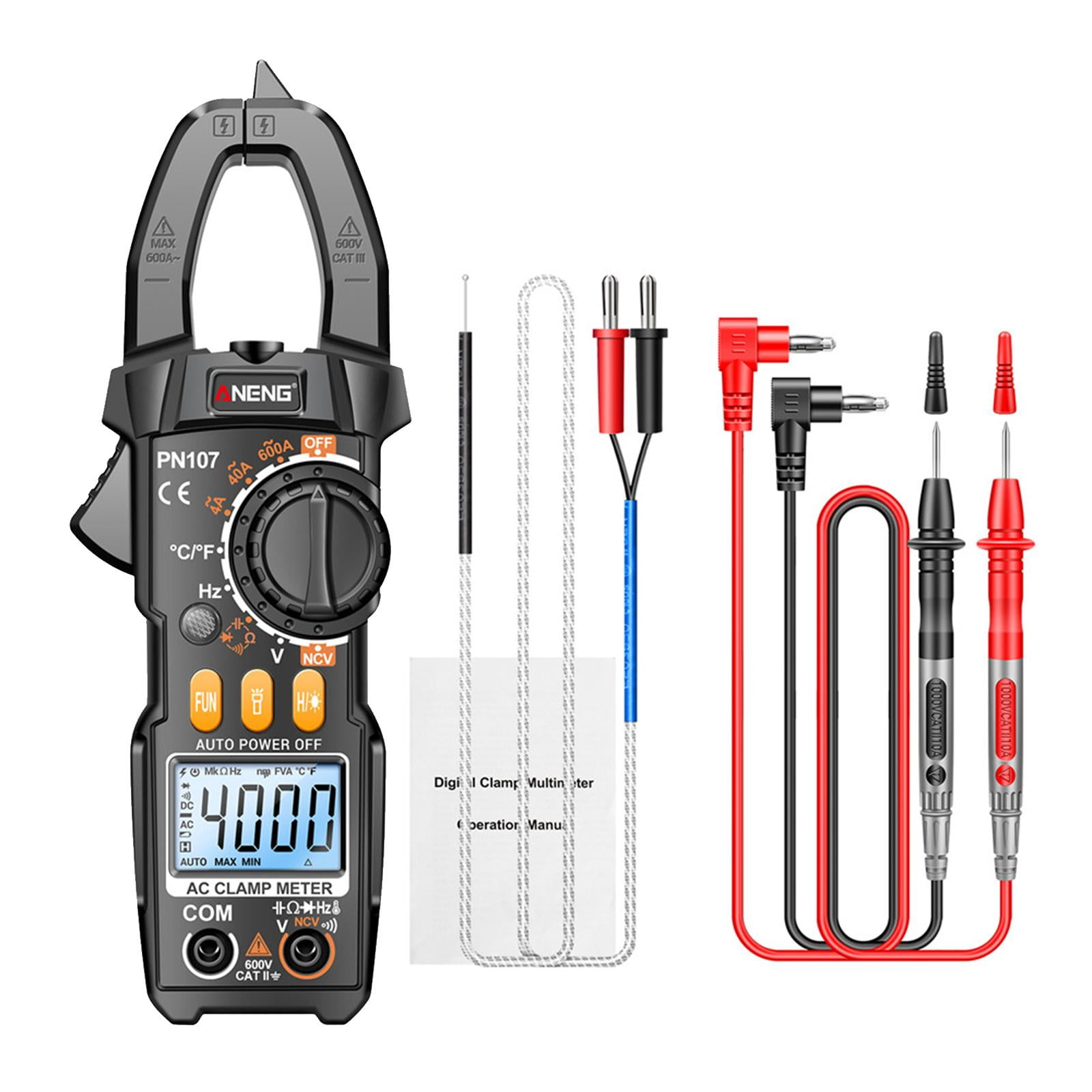 AMLESO Digital Multimeter Handheld Smart Tester Lightweight Digital ...