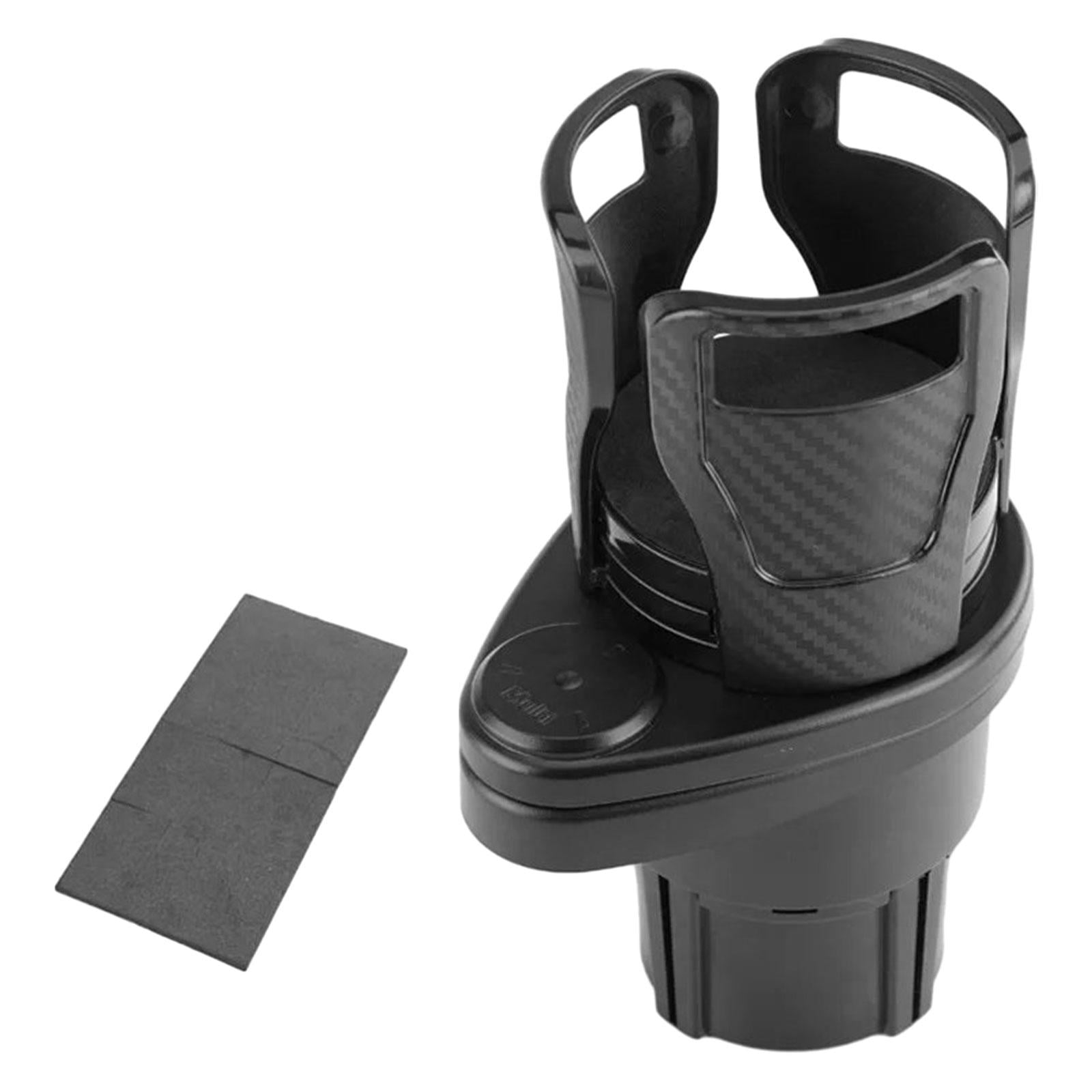 AMLESO Dual Cup Holder Expander Rotatable Extra Extender Adjustable Fit ...