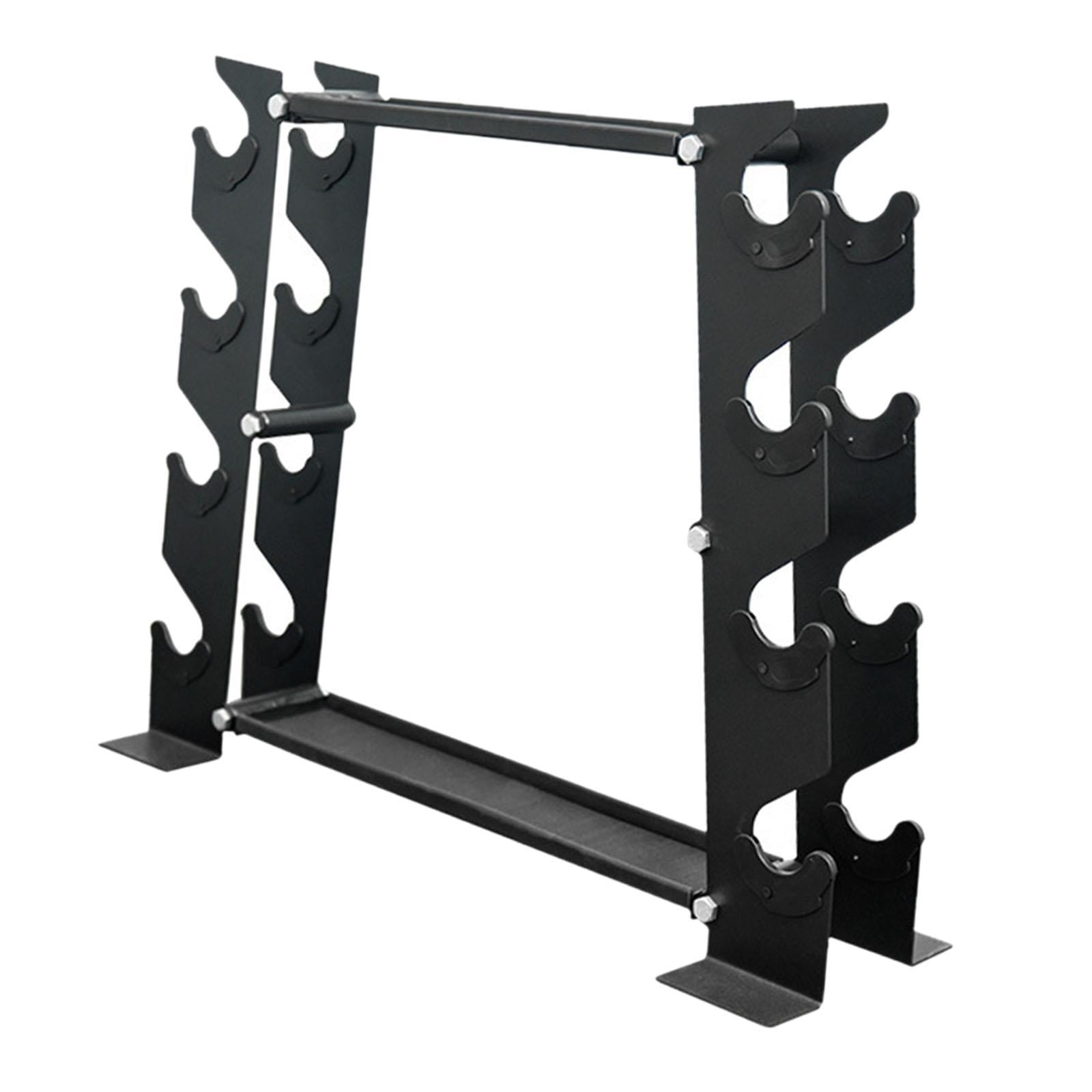 AMLESO Dumbbell Weight Rack A Frame Dumbbell Rack Stable Heavy Duty 4 ...