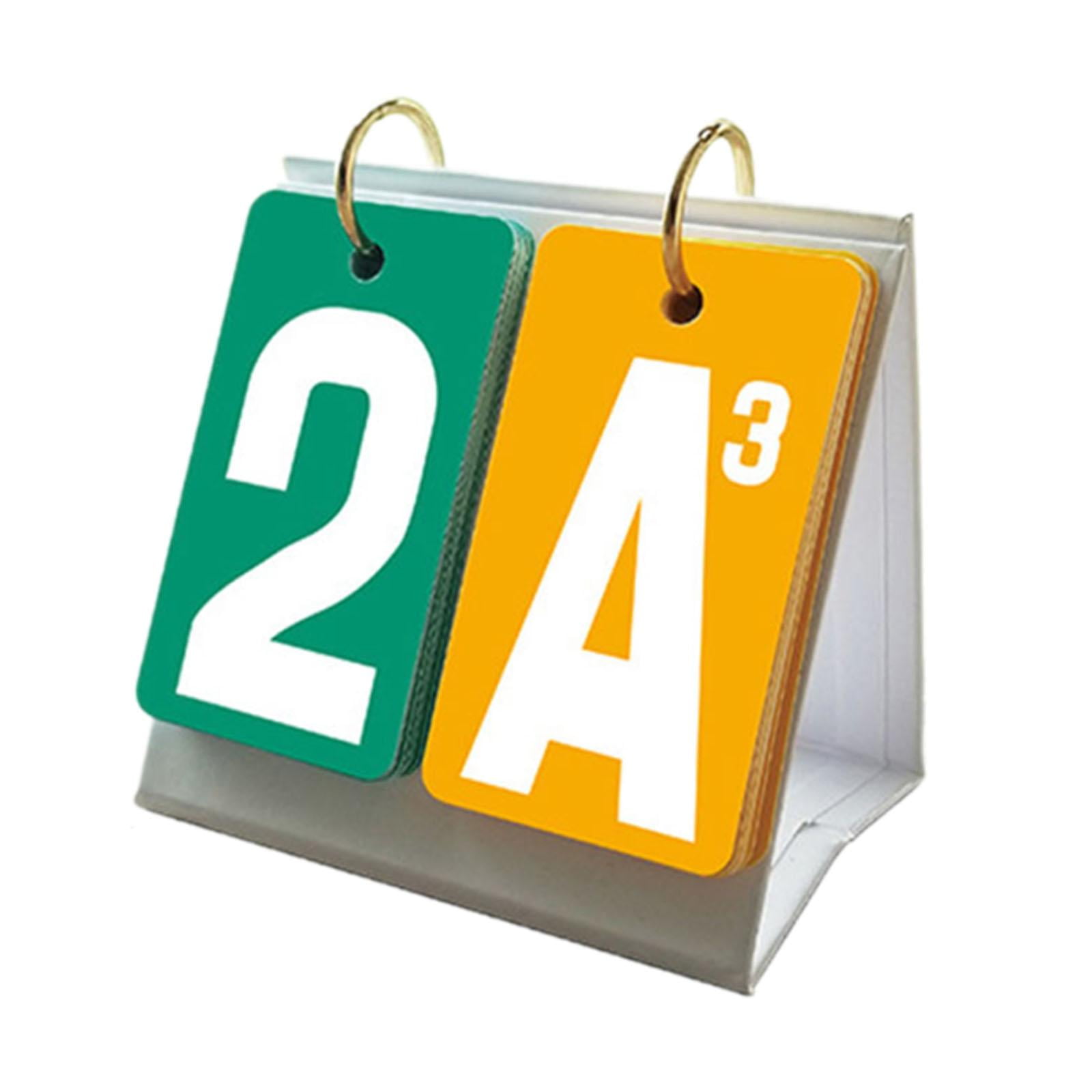 AMLESO Flip Scoreboard Score Counter for Card Game Manual Score Flip ...