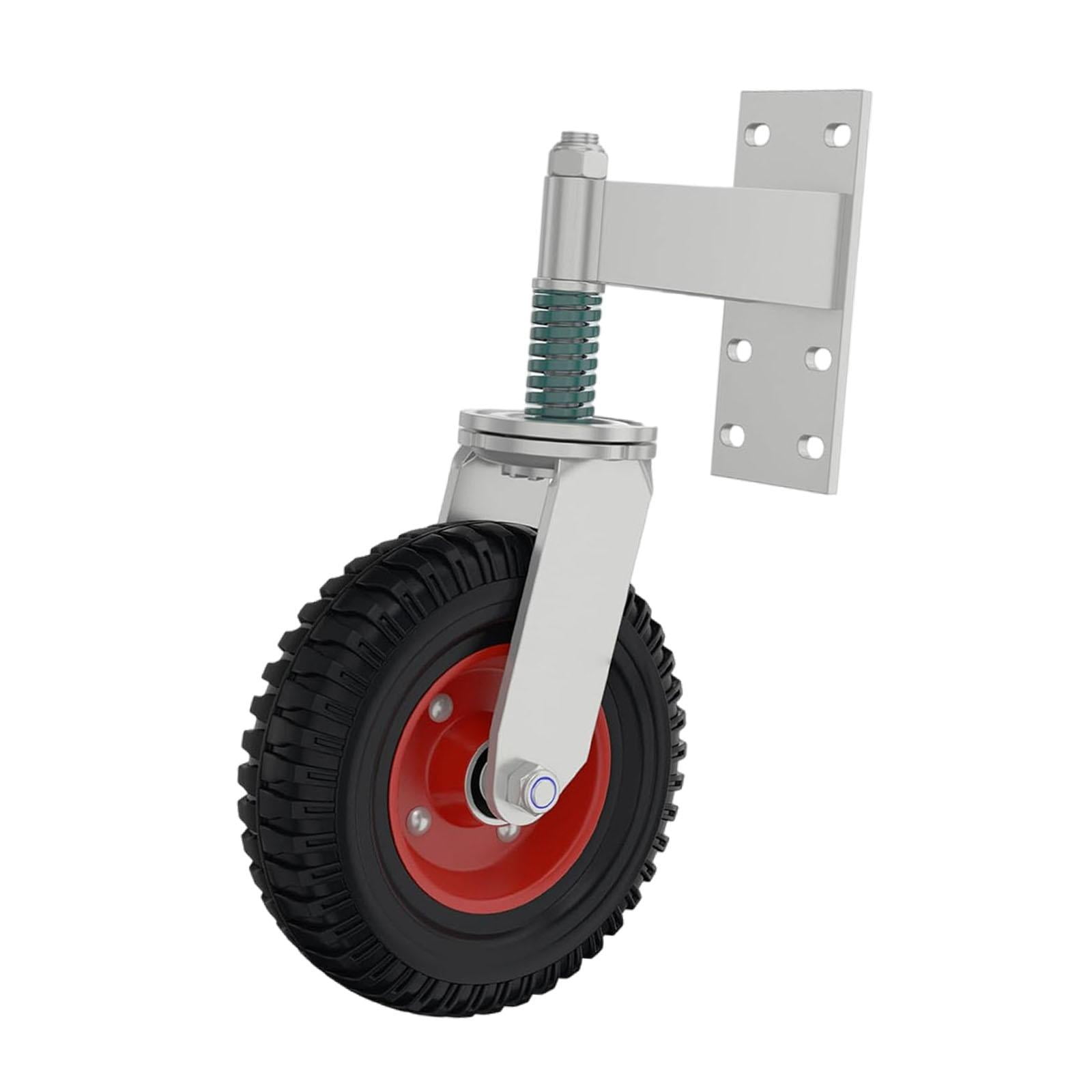 AMLESO Gate Wheel Spring Loaded Gate Caster Heavy Duty, Gate Support ...