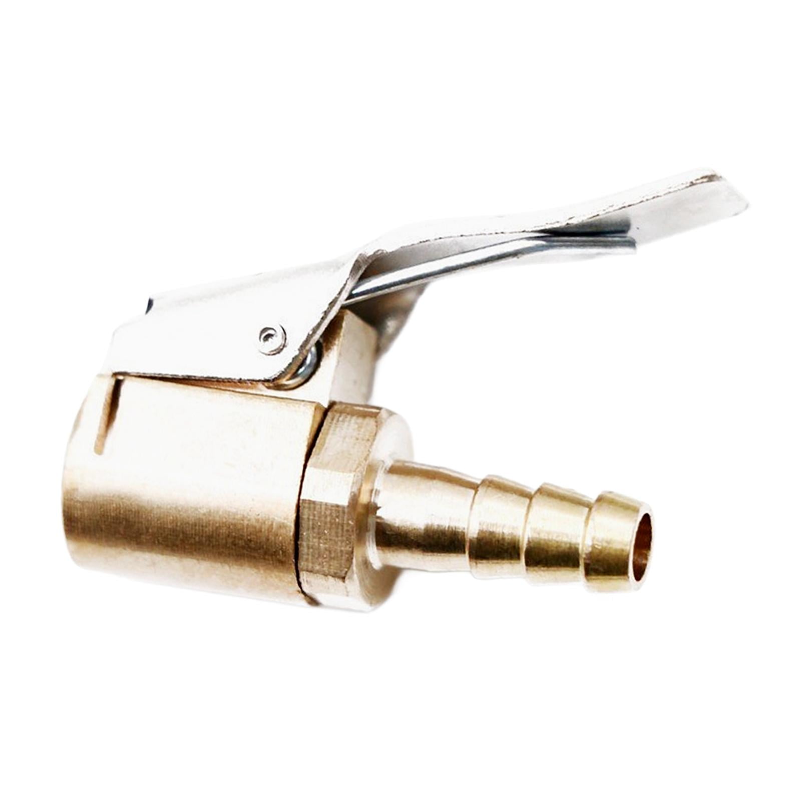 AMLESO Generic Car Tire Air Chuck with Clip Adapter,Brass Locking Tire ...