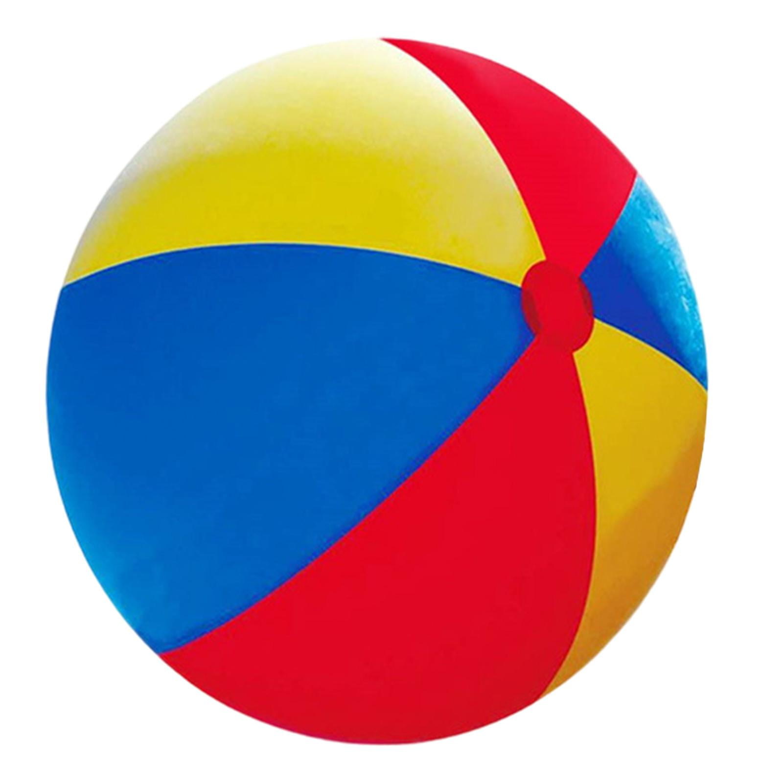 AMLESO Giant Inflatable Beach Ball Extra Large Beach Ball Thickened PVC ...