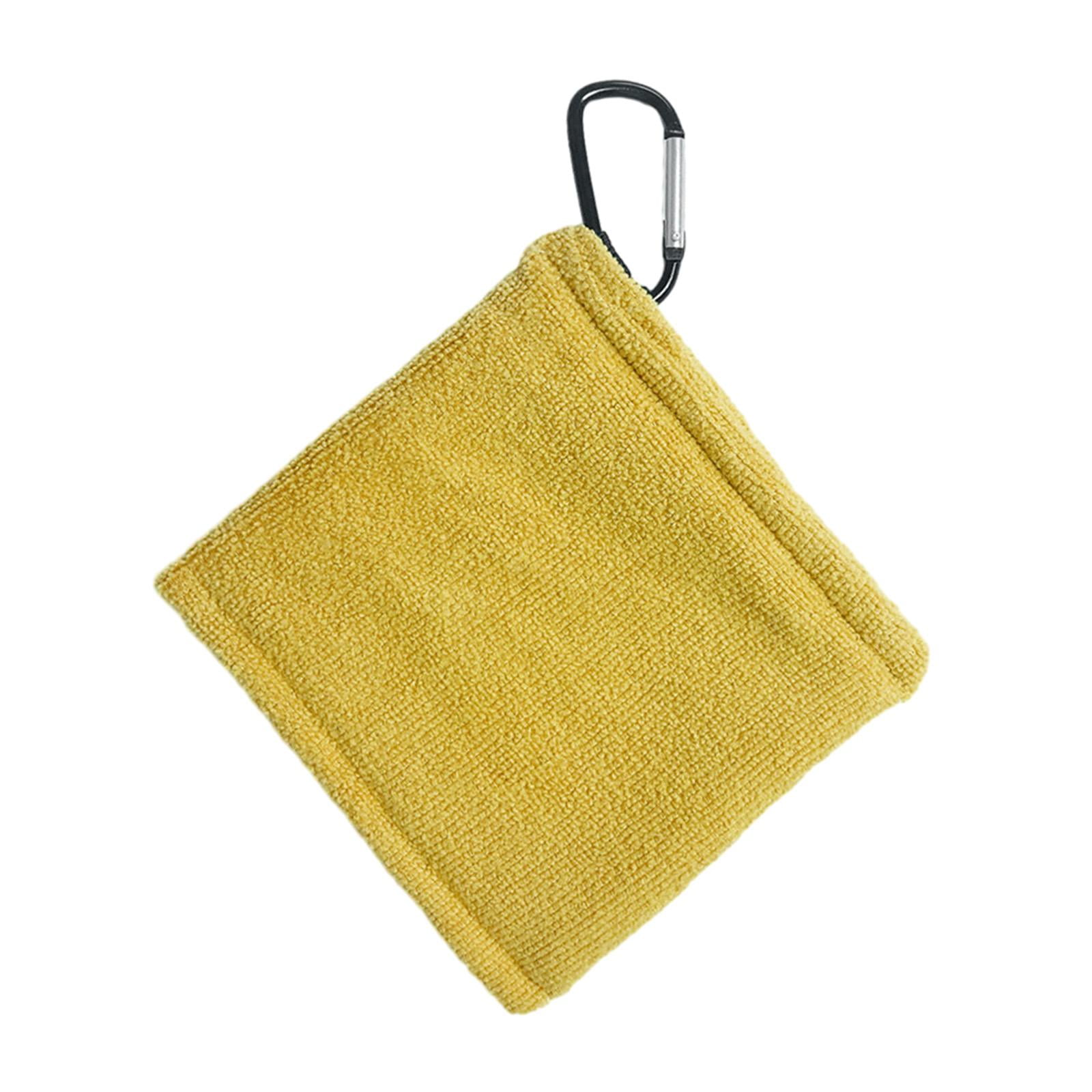 AMLESO Golf Ball Towel with Clip Golf Ball Cleaner Pocket for Men Women ...