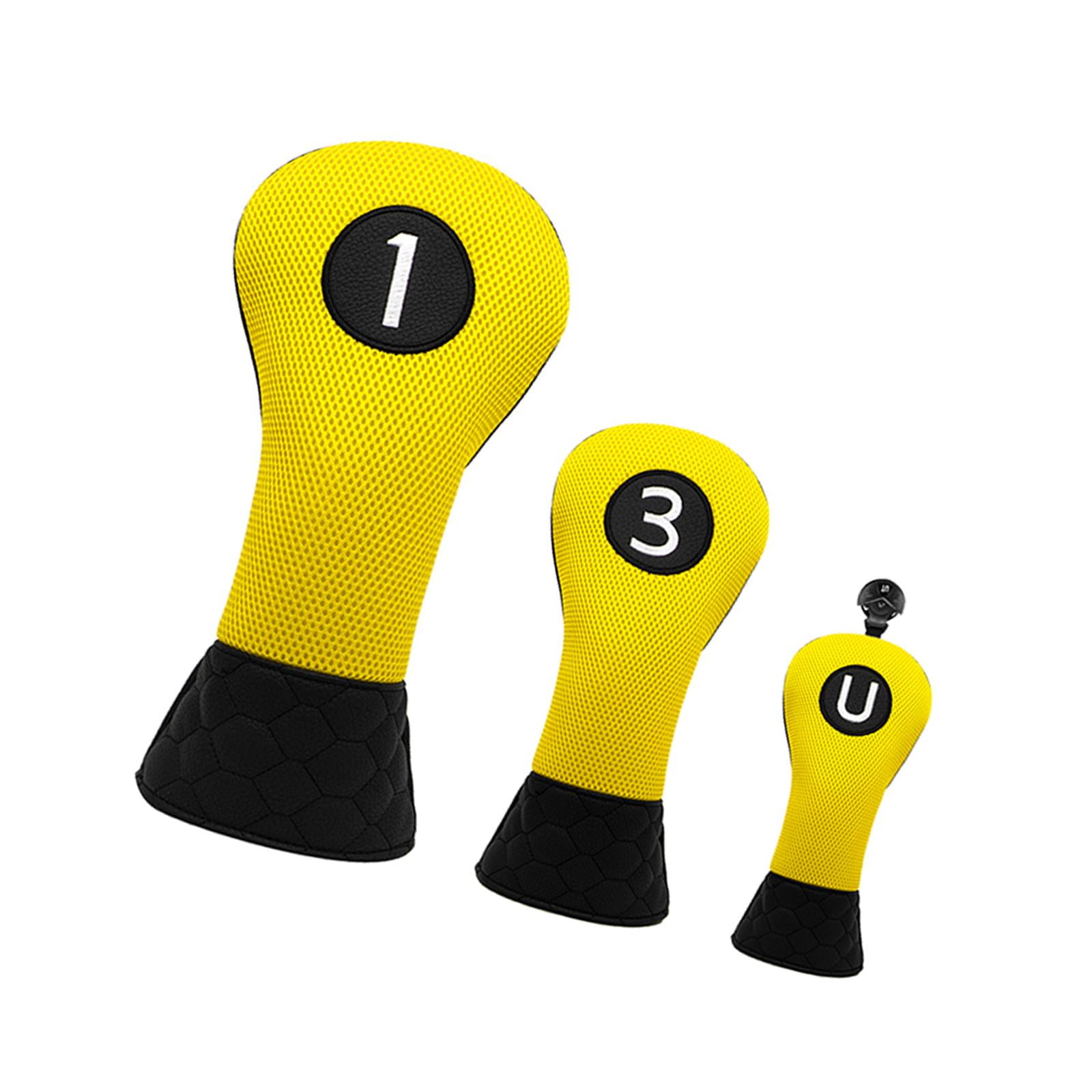 AMLESO Golf covers Golf Club Head Covers for Woods Portable Long Neck ...