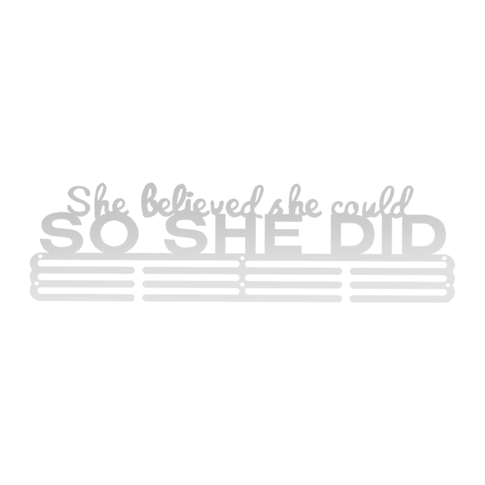 AMLESO Hanging Medal Holder Medals Display Stand Wall Mounted Shelf ...