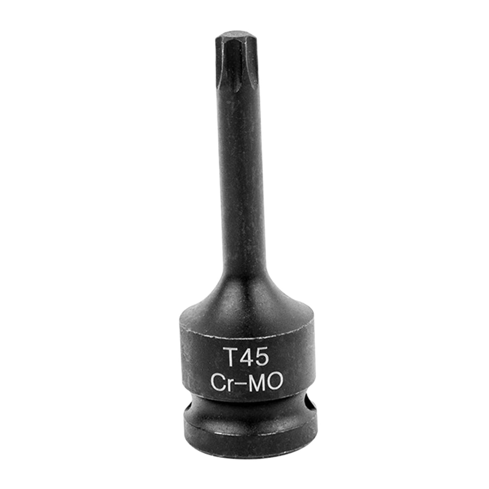 Amleso Hex Screwdriver Socket Air Impact Wrench Bit Socket Portable