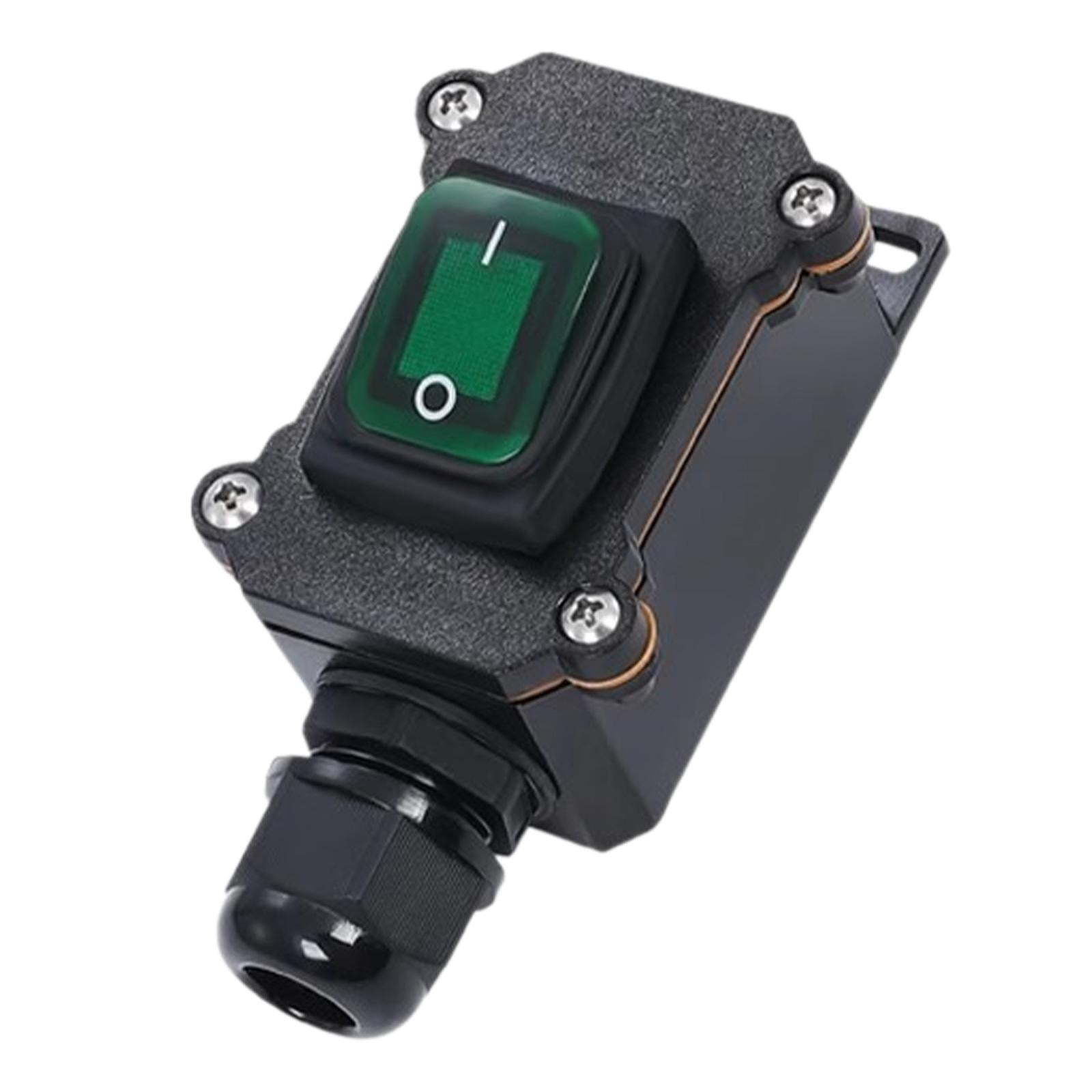 AMLESO High Power Line Midway Waterproof Switch Outdoor Wire Switch Box ...