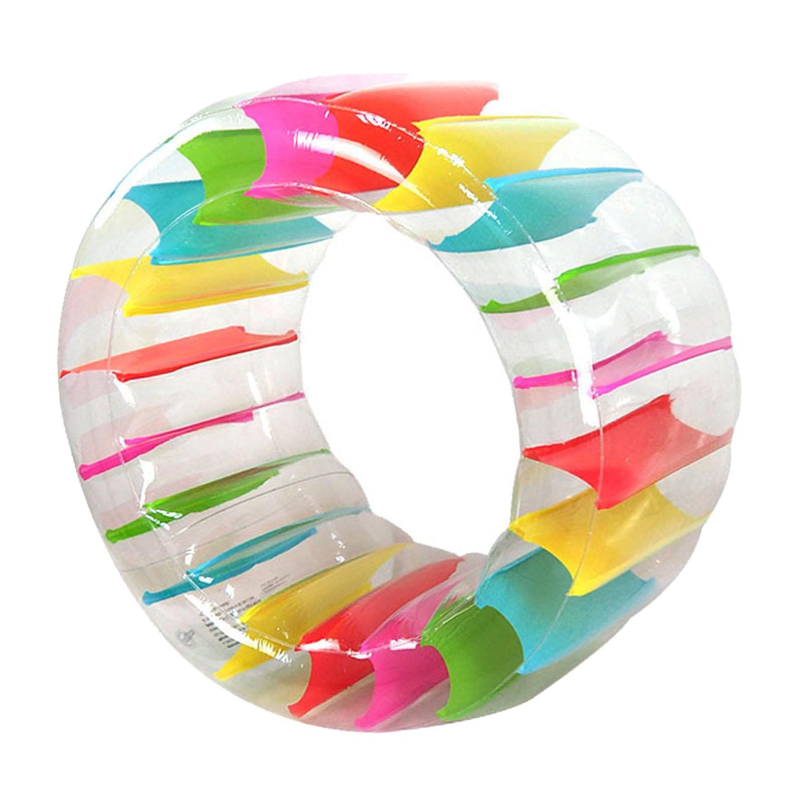 AMLESO Inflatable Water Wheel Swimming Pool Float Giant Colorful Family ...