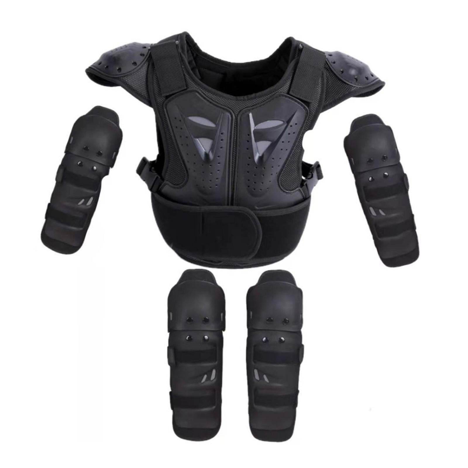 AMLESO Kids Motorcycle Dirt Bike Gear Motocross Vest Suit Knee Pads ...