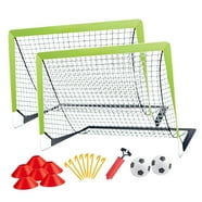 Ktaxon 3 in 1 Soccer Goal with Football, Target Training Net, Rebound ...