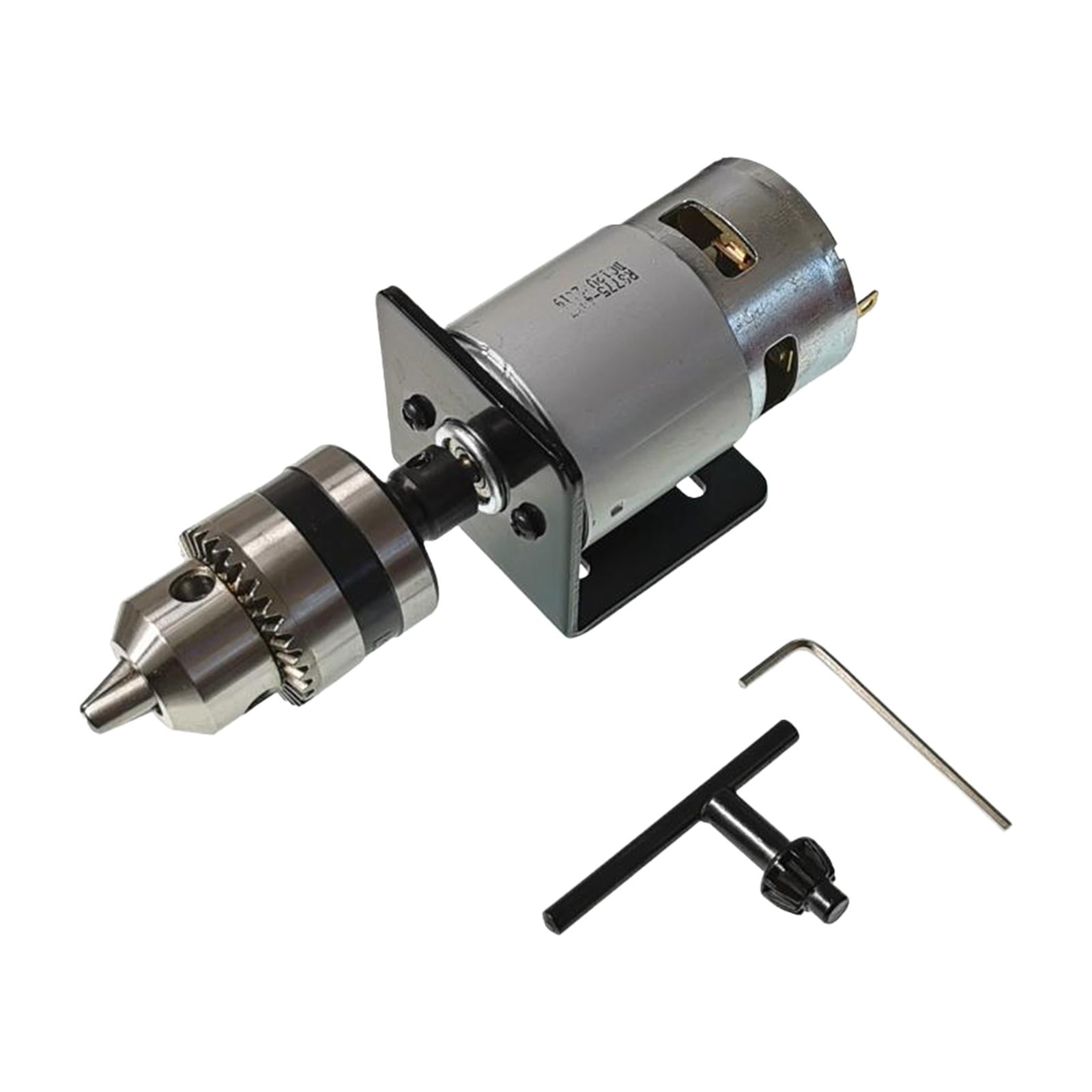AMLESO Motor with Miniature Hand Drill Chuck Accessories 12V Lathe ...