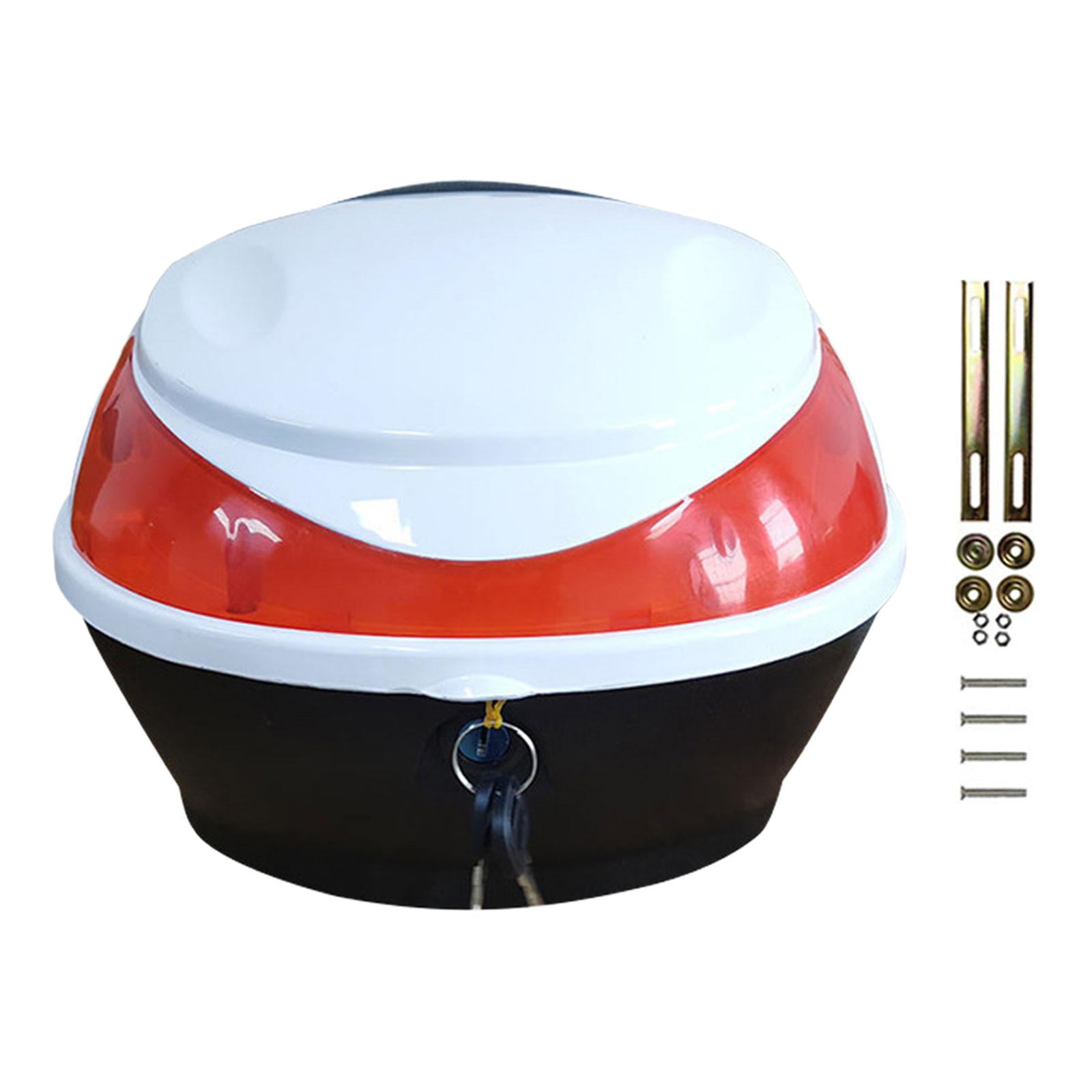 AMLESO Motorcycle Electric Trunk Durable Motorcycle Rear Storage Box ...