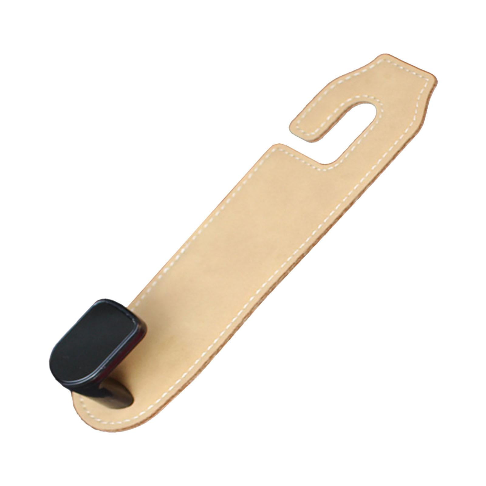AMLESO PU Leather Car Auto Seat Back Hanger Organizer Storage Bendable ...