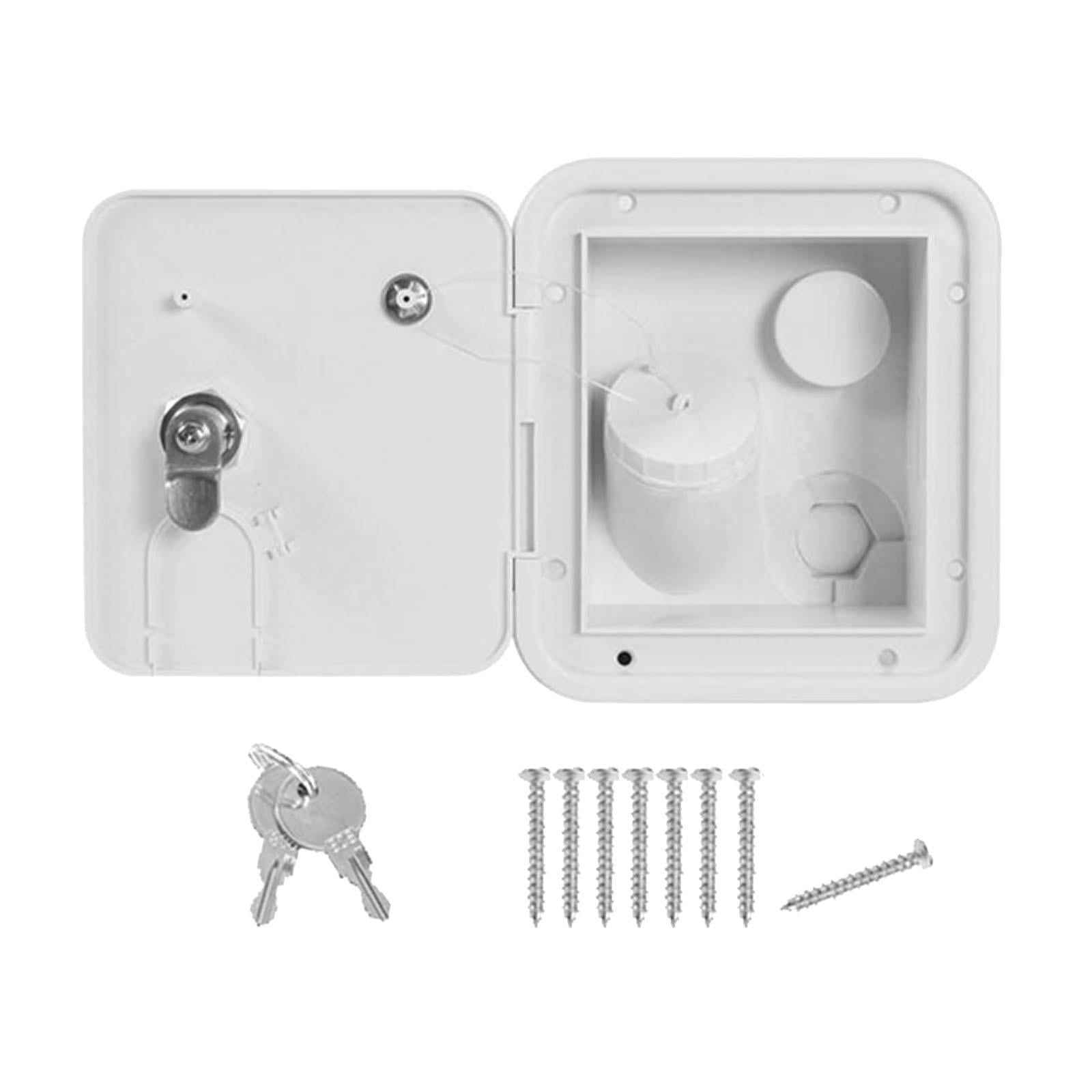 AMLESO RV Fresh ,Inlet Water Locking Cap,Water Inlet Fill Dish Lock ...