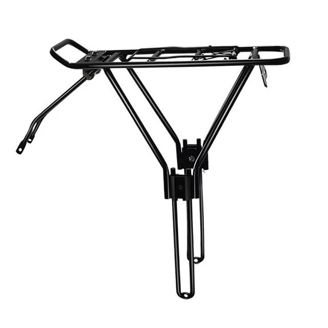 AMLESO Rear Bike Rack, Rear Cargo Rack, Sturdy Aluminum Alloy Carrier ...