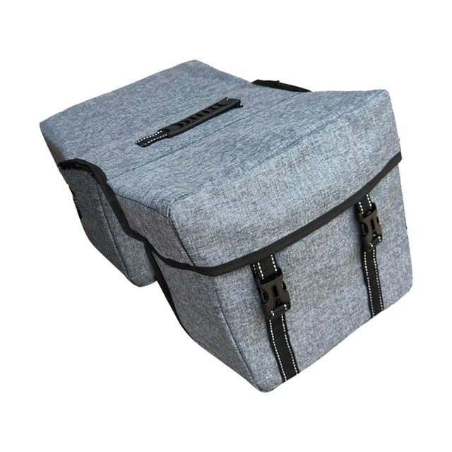 AMLESO Rear Rack Bag, Double Side Saddle Bag, 25L Bike Double Pannier ...