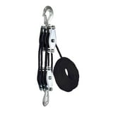 AMLESO Rope Hoist Pulley Manual Hand Lift Rope Pulley Hoist 270 Degree ...
