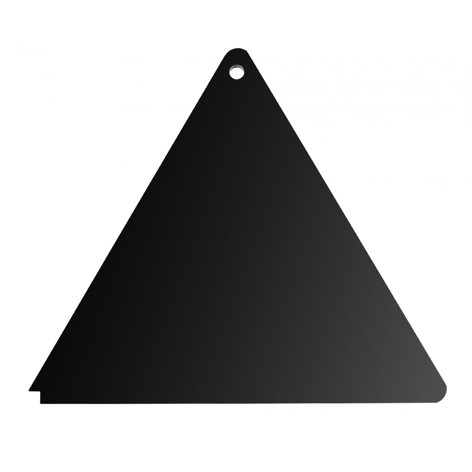 AMLESO Snowboard Wax Remover Ski Wax Remover Acrylic Black Triangle Wax ...