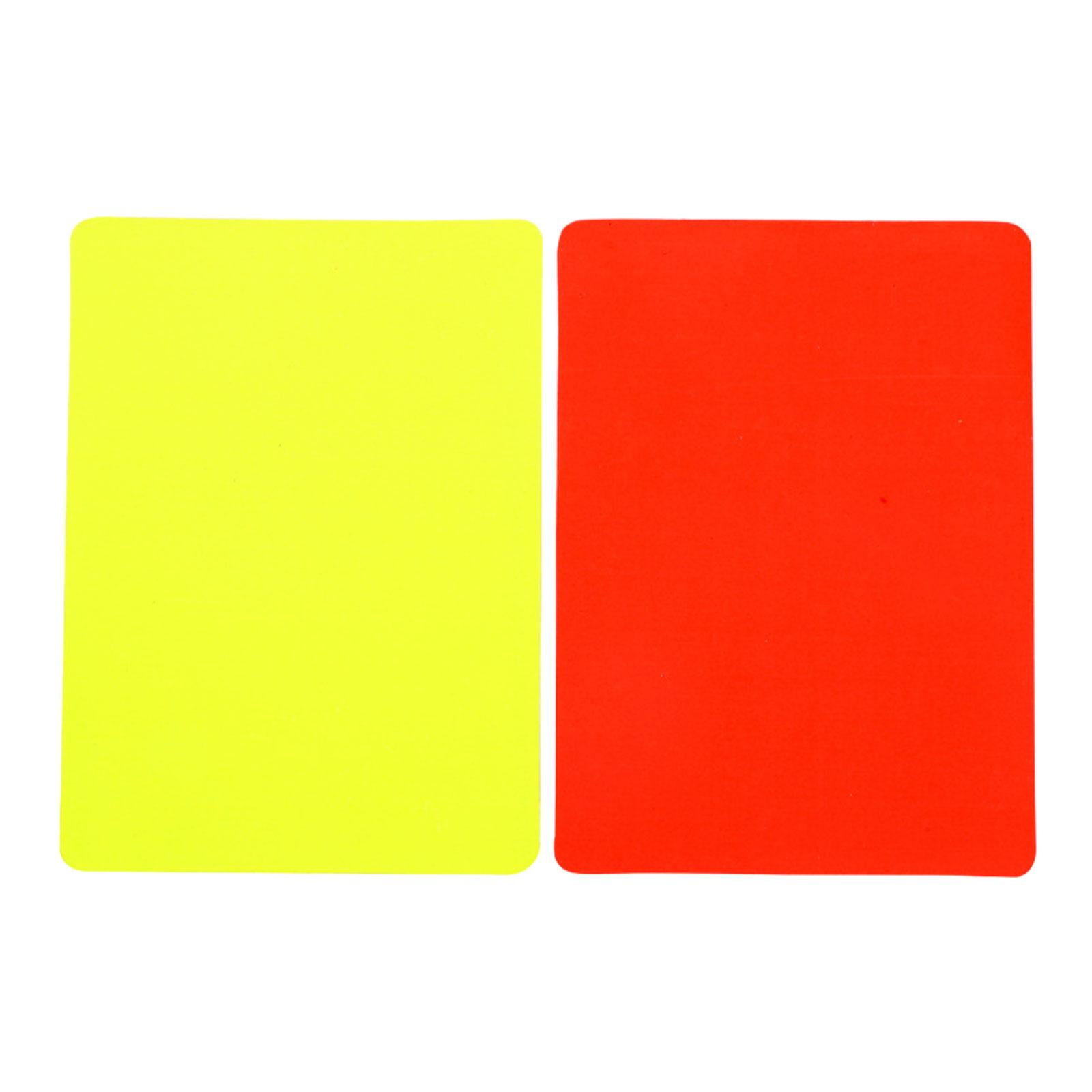 AMLESO Soccer Referee Cards Set Red Card and Yellow Card PVC Referee ...