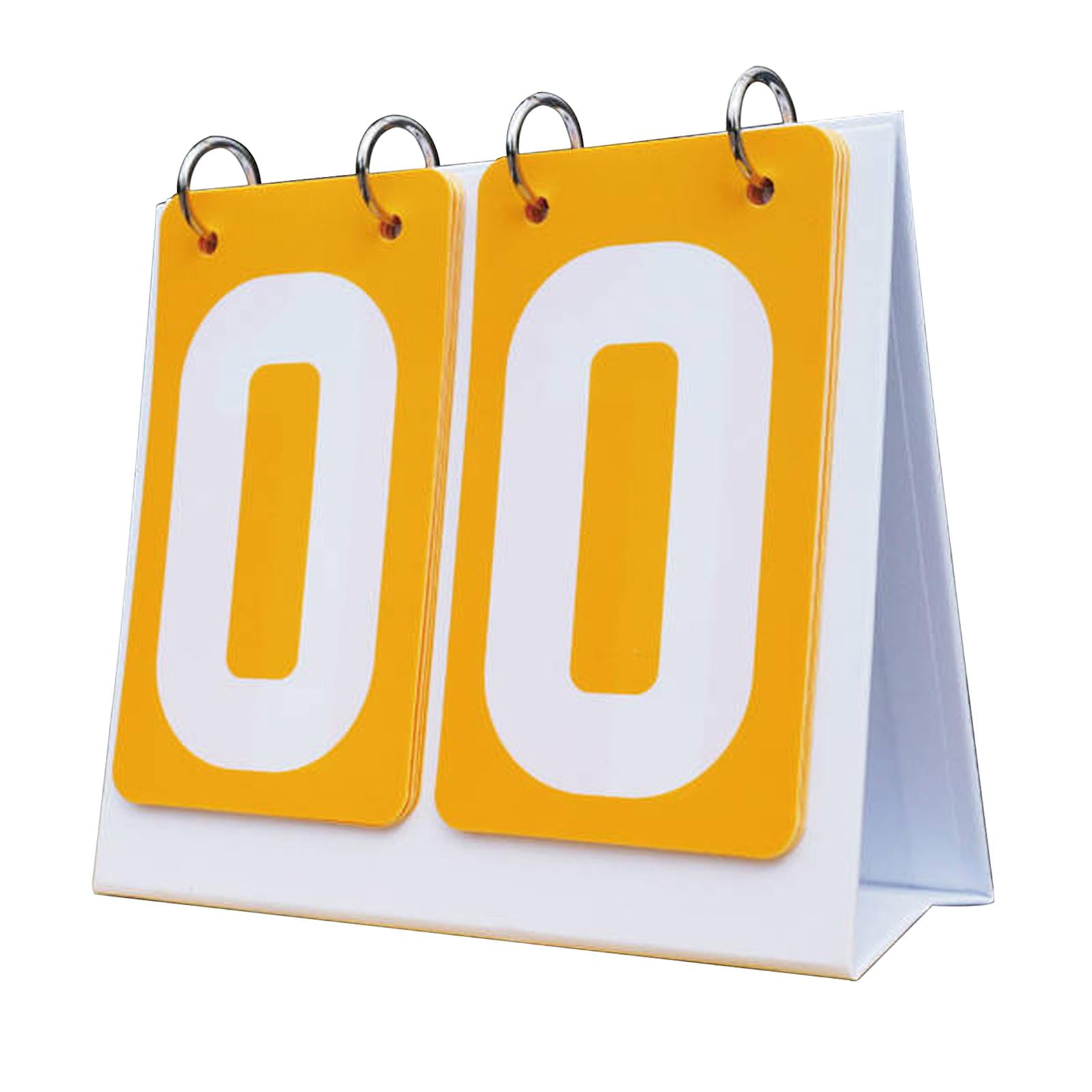 AMLESO Sports Scoreboard Table digits Score Keeper Flip Scoreboard ...