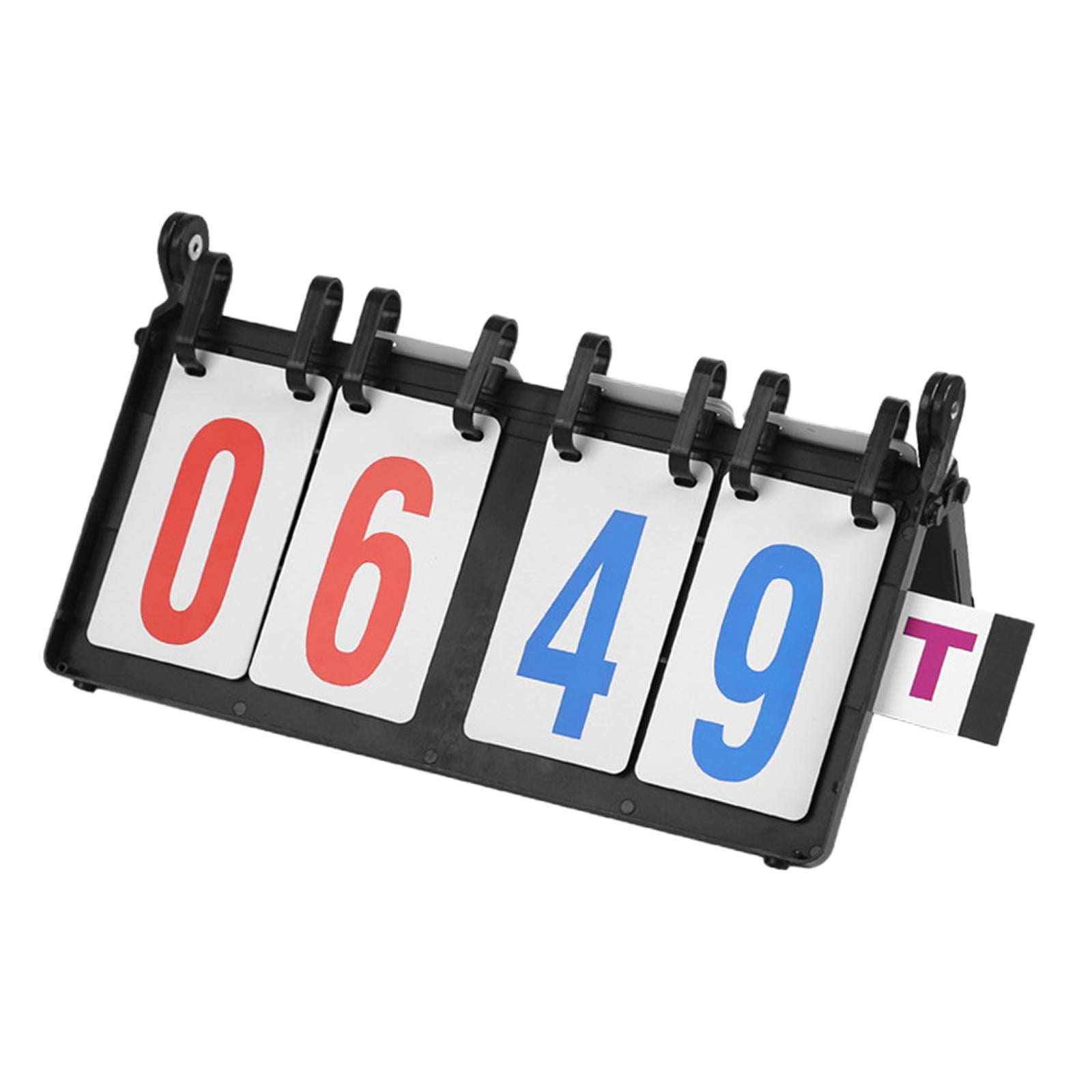 AMLESO Table Top Scoreboard Sports Scoreboard Score Keeper Portable ...