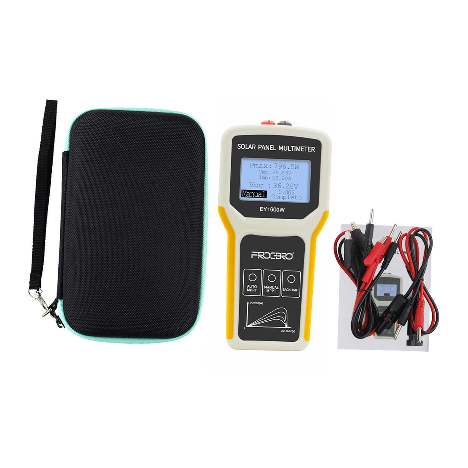 AMLESO Tester Device Clear Portable 5-1600W Photovoltaic Panel ...