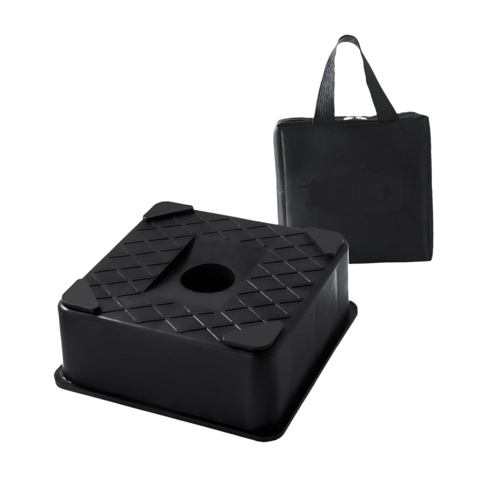 AMLESO Trailer RV Leveling Blocks Black Heavy Duty Sturdy 18,000 lbs ...