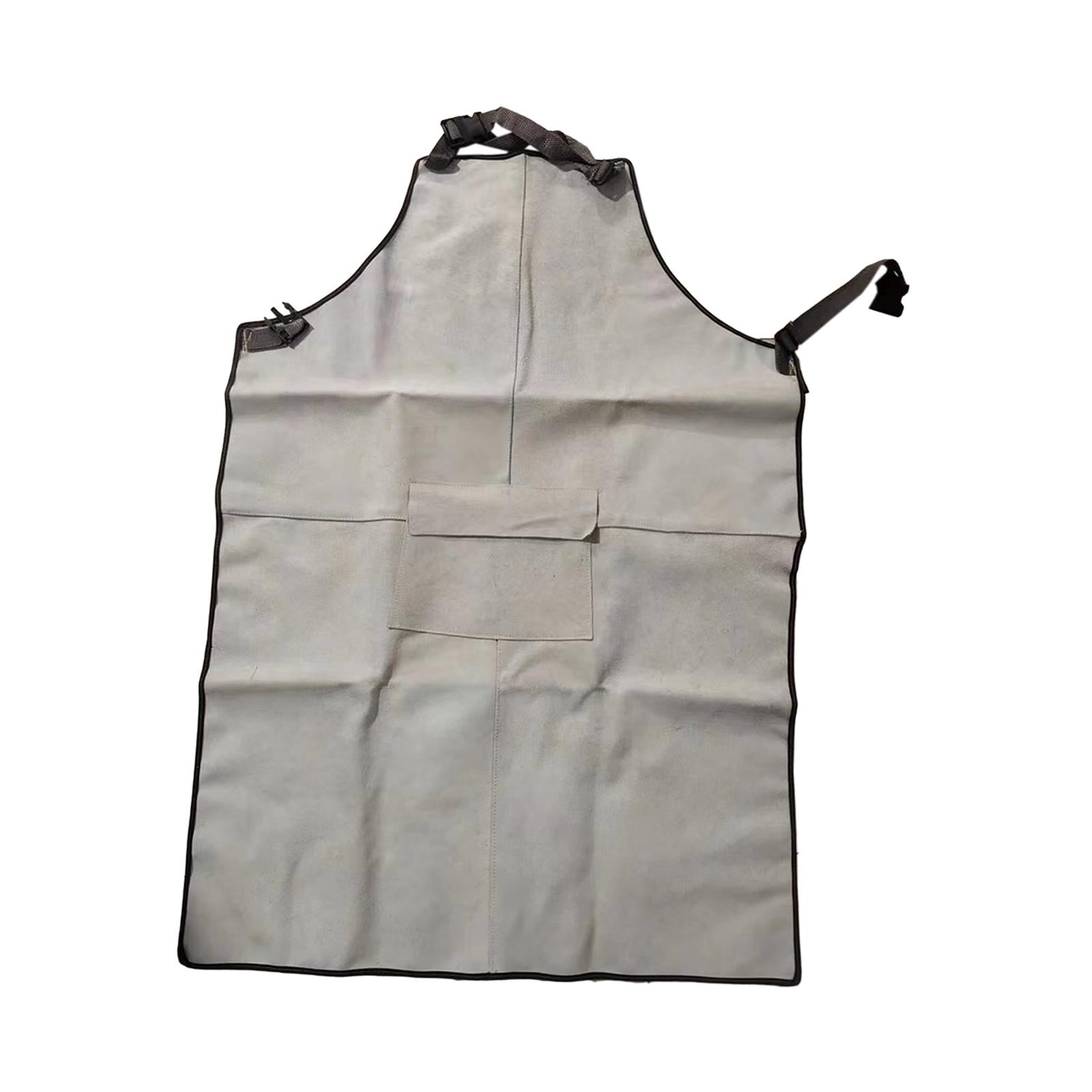 AMLESO Welding Apron Welder Protective Clothes Garage Apron Men Women ...