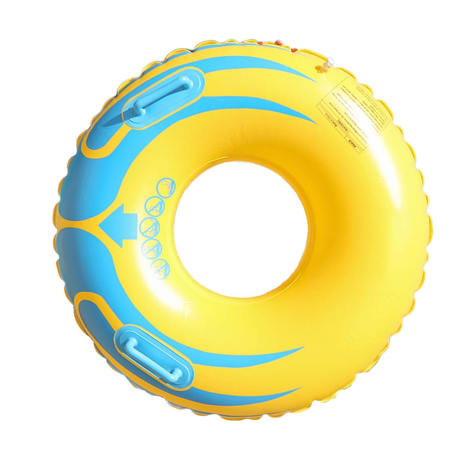 AMLESO adult inflatable leather raft double swim circle for outdoor ...