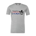 T-SHIRT "MARRIED TO A HERO" - HEATHERED GREY - Small - Walmart.com
