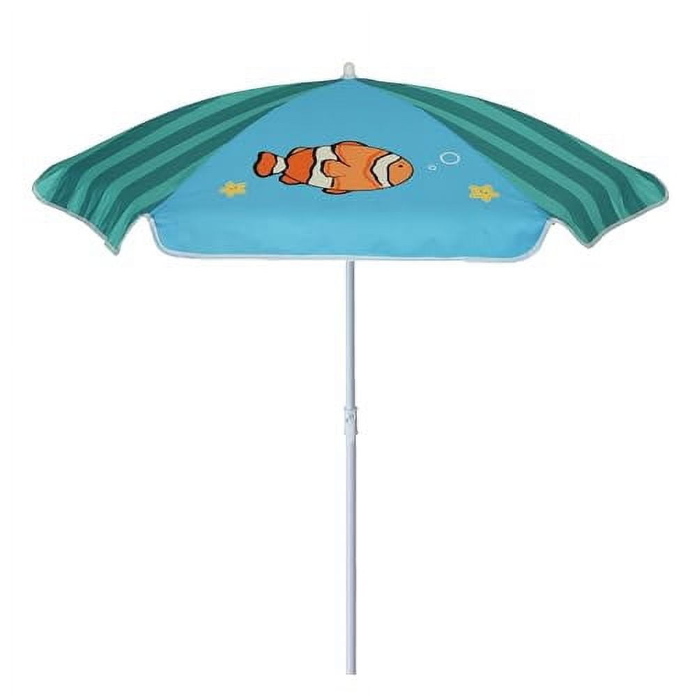 AMMSUN 5ft Seaside Kids Umbrella UPF50+ for Children Sand Water Table ...